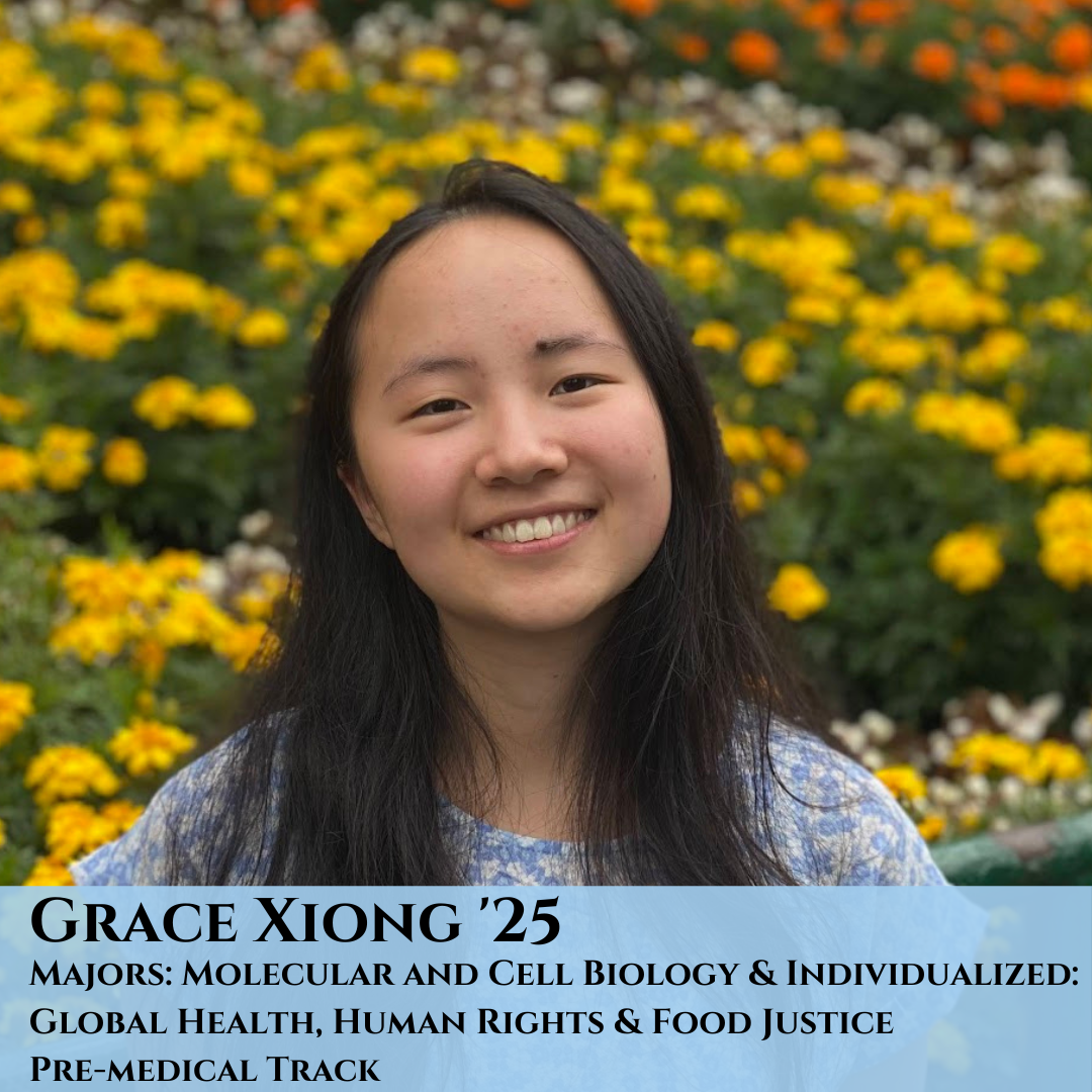 Grace Xiong | Pre-Medical and Pre-Dental Advising